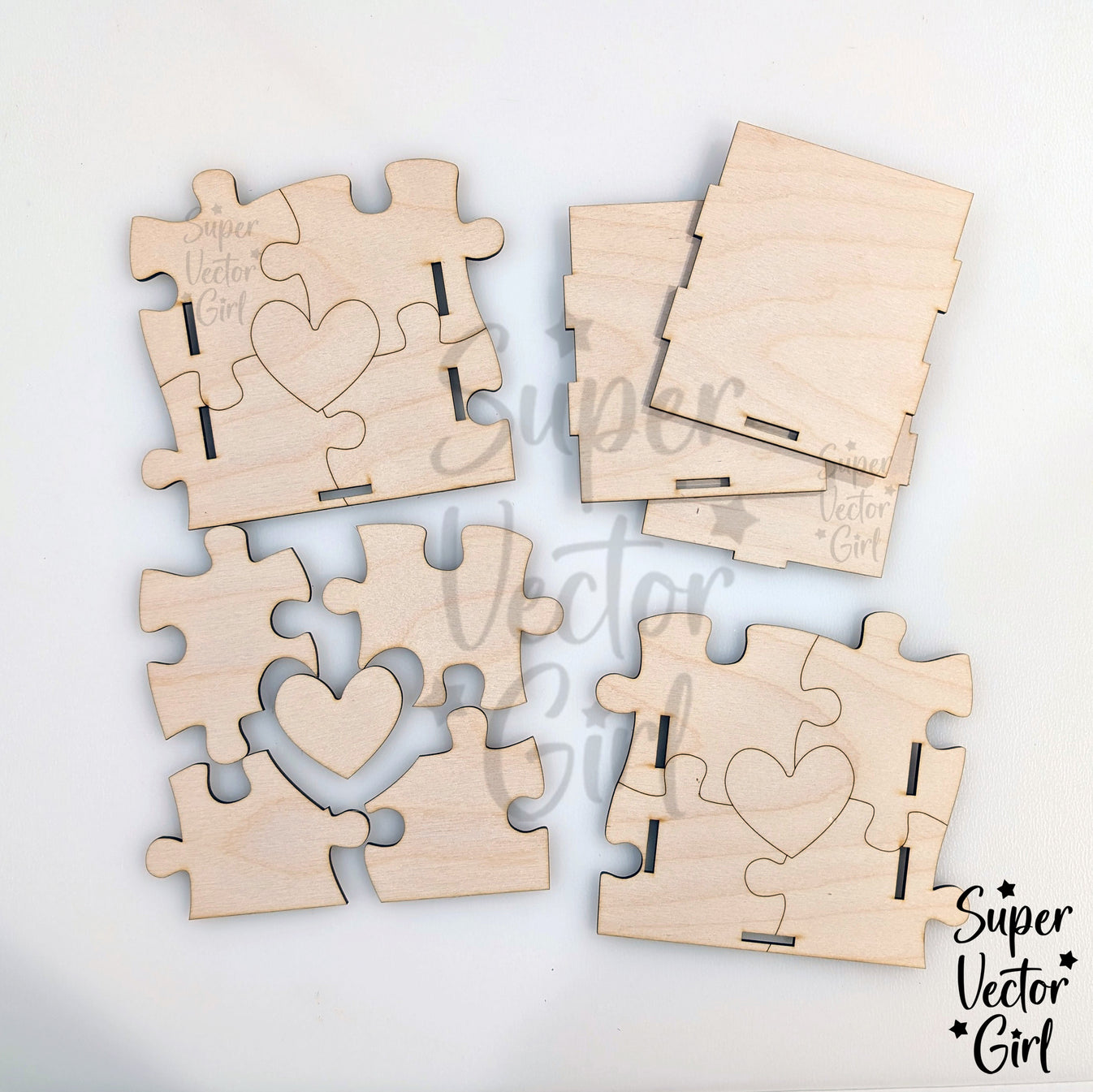 Autism Puzzle Pencil Pen Cup Holder SVG File, Desk Organizer, Digital ...