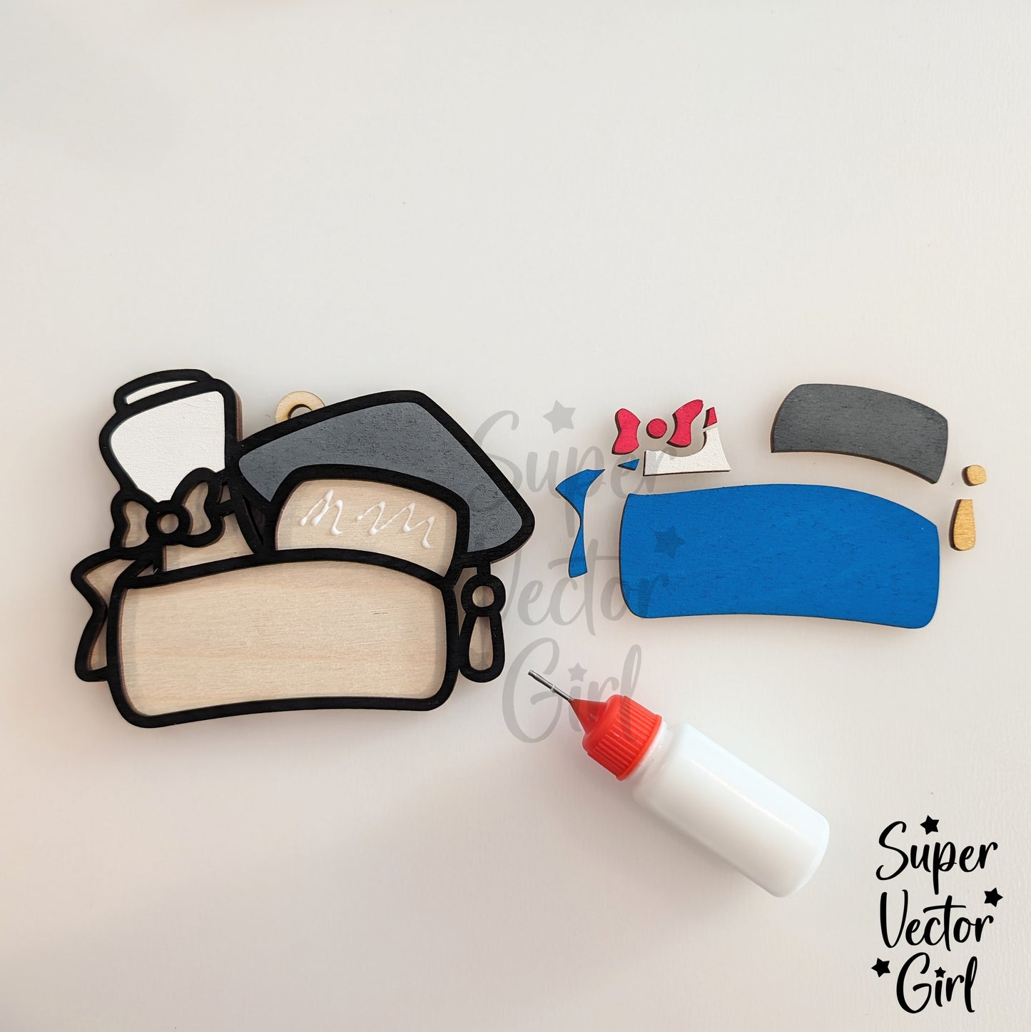 Graduation Christmas Ornament, SVG, Digital Laser Cut File files, Pers ...